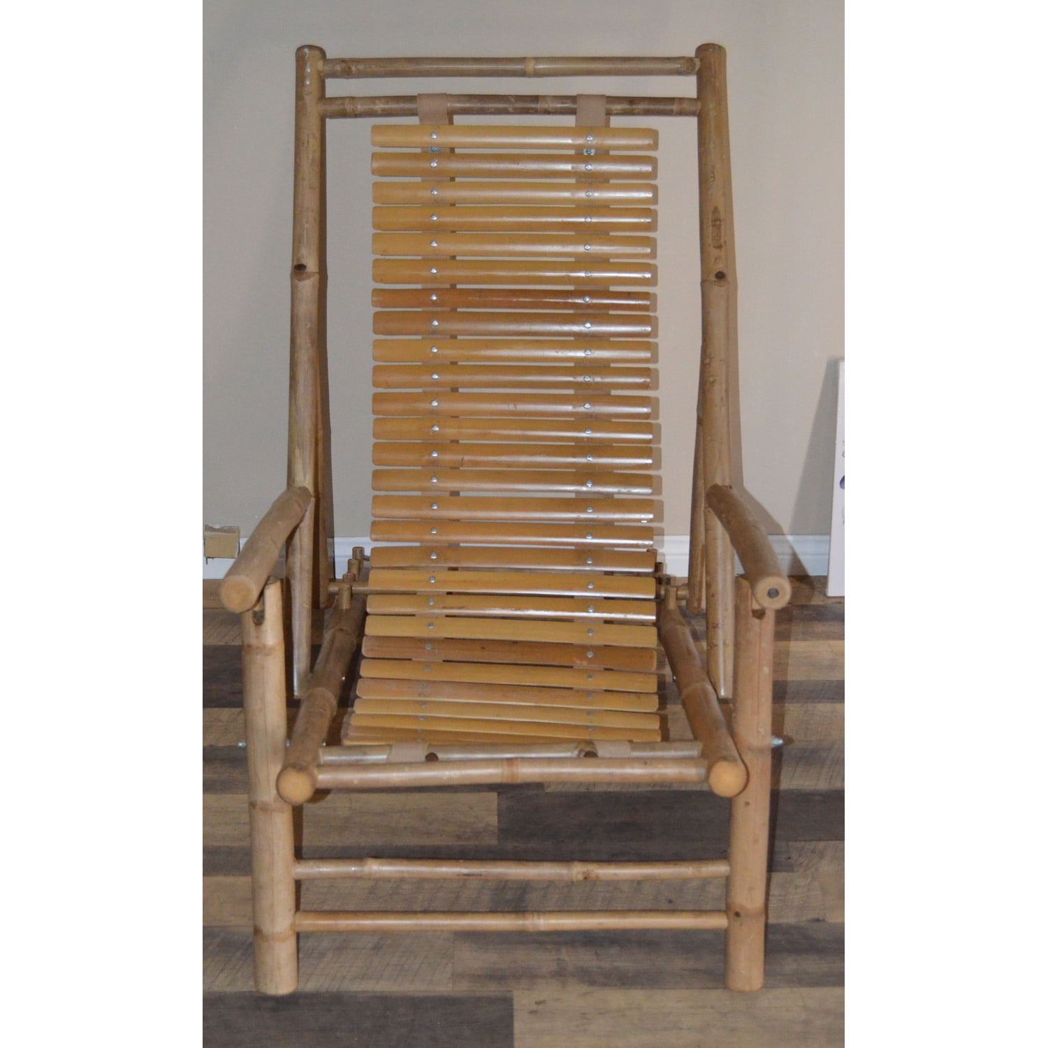 Bamboo54 Bamboo Folding Recliner - Walmart.com