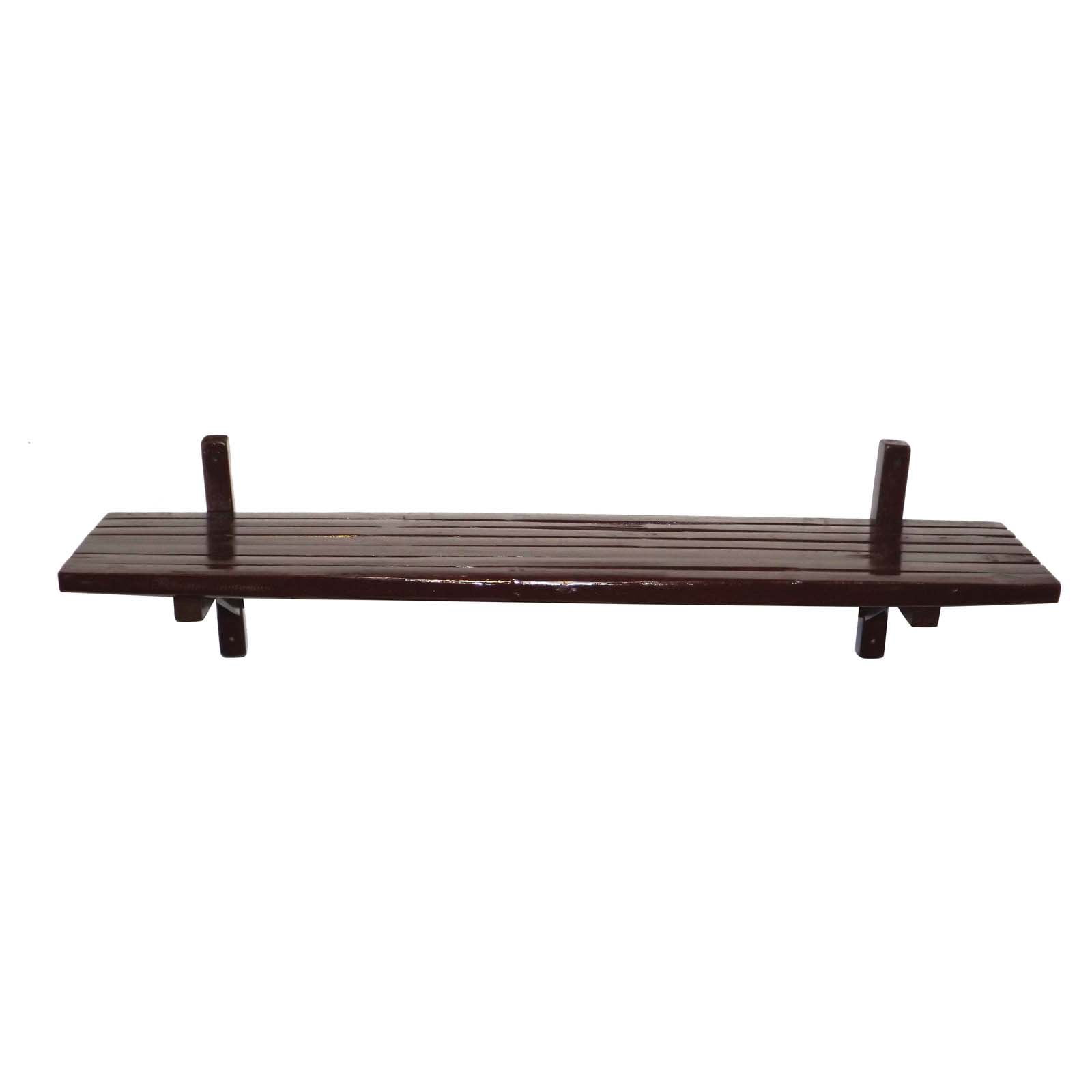 Bamboo54 5864Brown Single Wall Shelf, Brown - Walmart.com