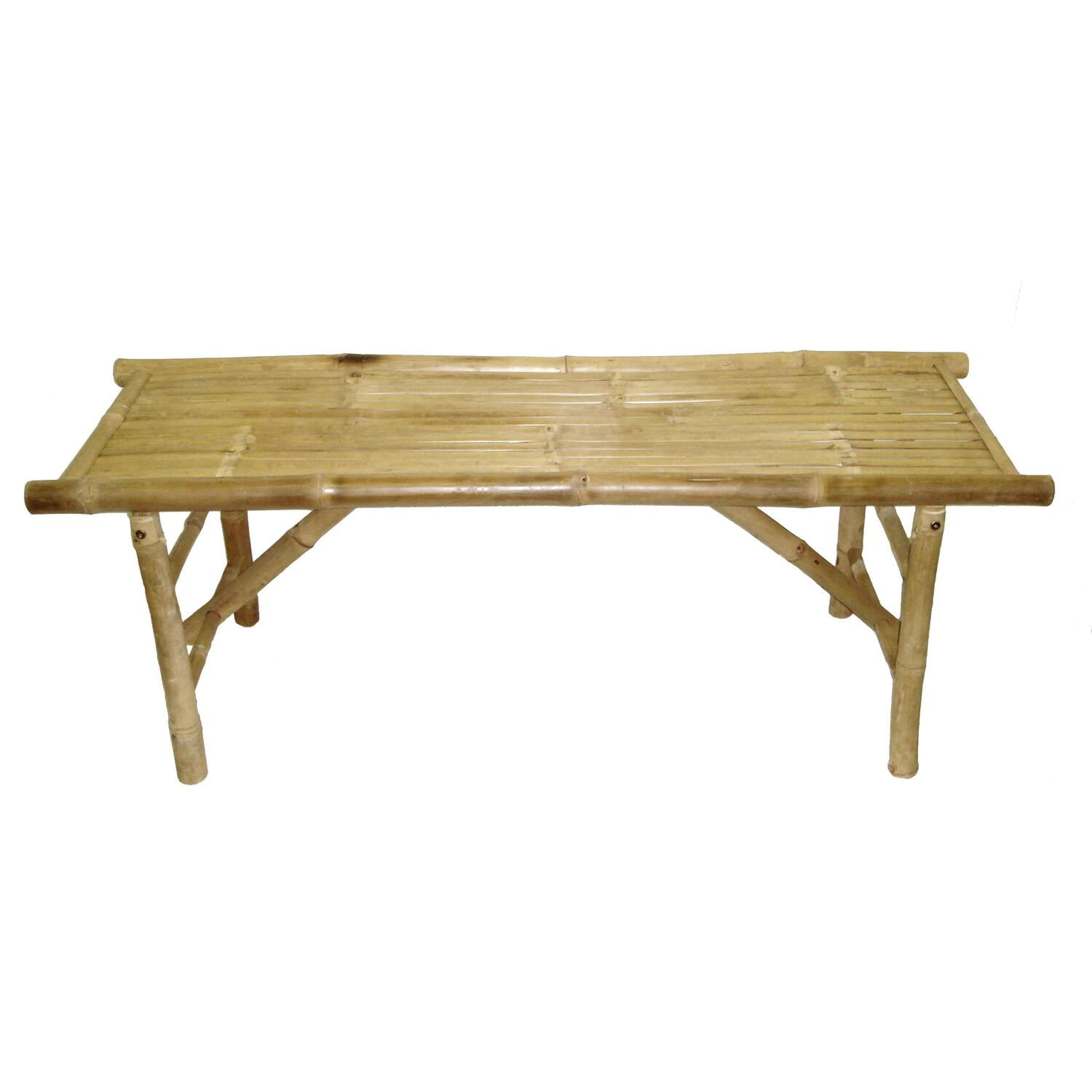 Bamboo54 Chair Bamboo Bench - Walmart.com