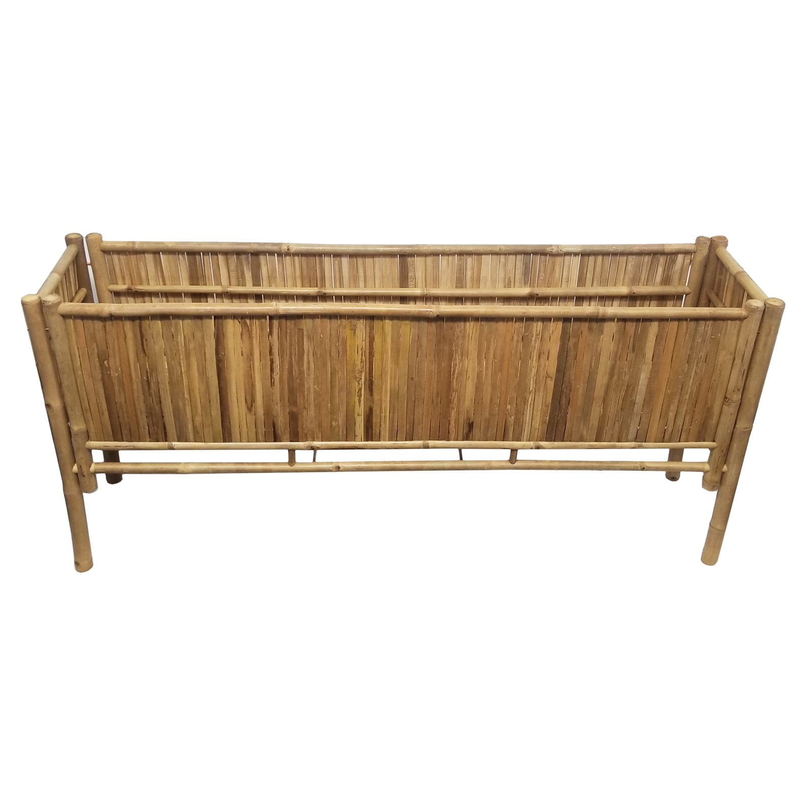 Bamboo54 Raised Rectangular Bamboo Planter - Walmart.com