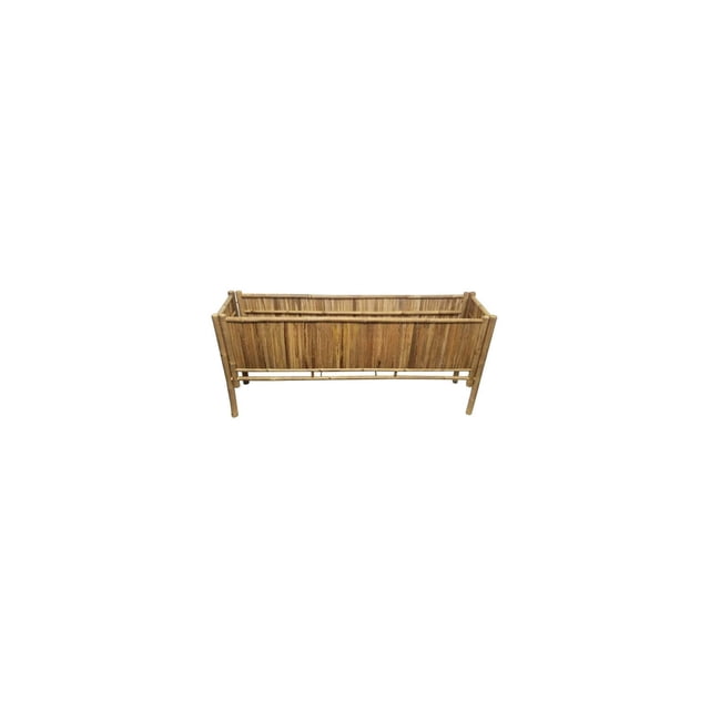 Bamboo54 Raised rectangular bamboo planter - Walmart Business Supplies