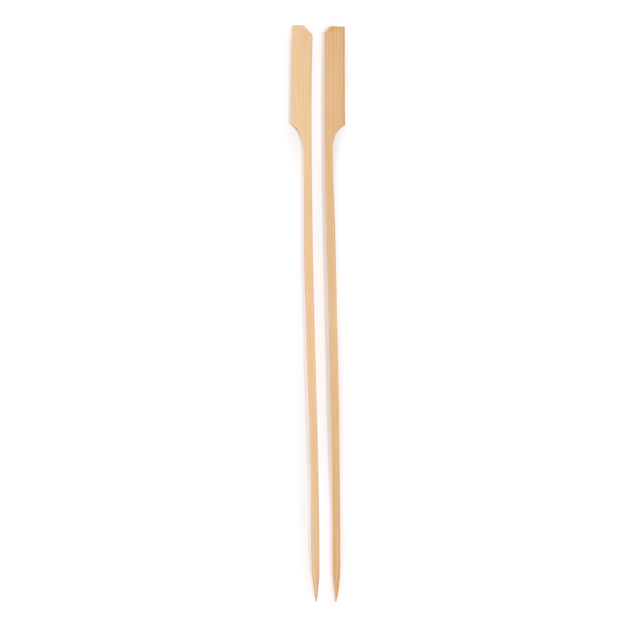 BambooMN 10.6" Bamboo Paddle Cocktail Fruit Sandwich Food Picks Skewers ...