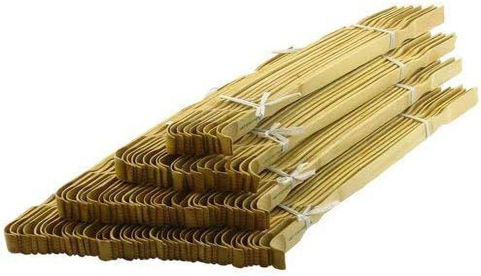 BambooMN 100 Pieces 25 Inch Extra Long Bamboo BackScratcher Shoehorn ...
