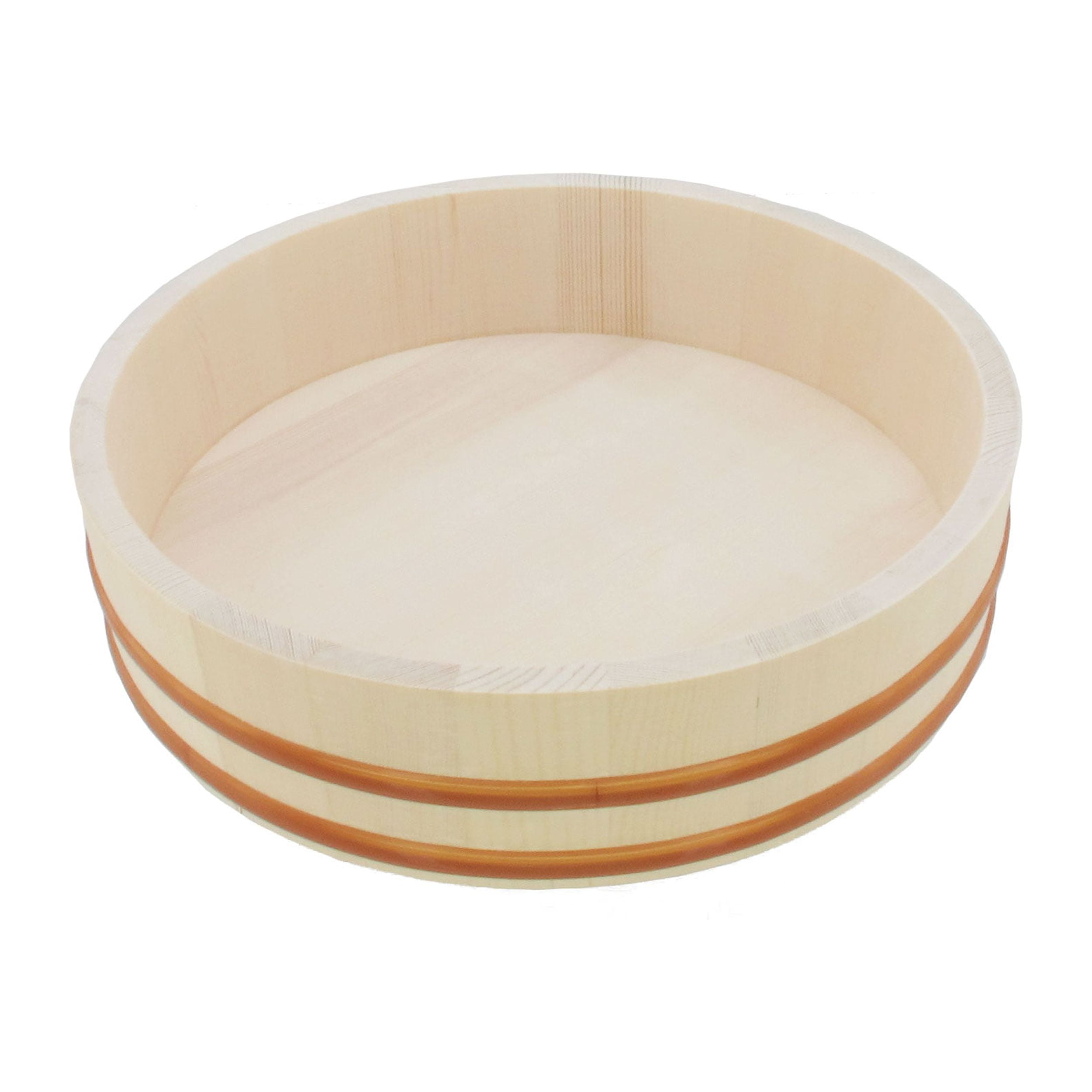 BambooMN 12" Hangiri Sushi Oke Rice Mixing Tub Pinewood Tableware Bowls ...