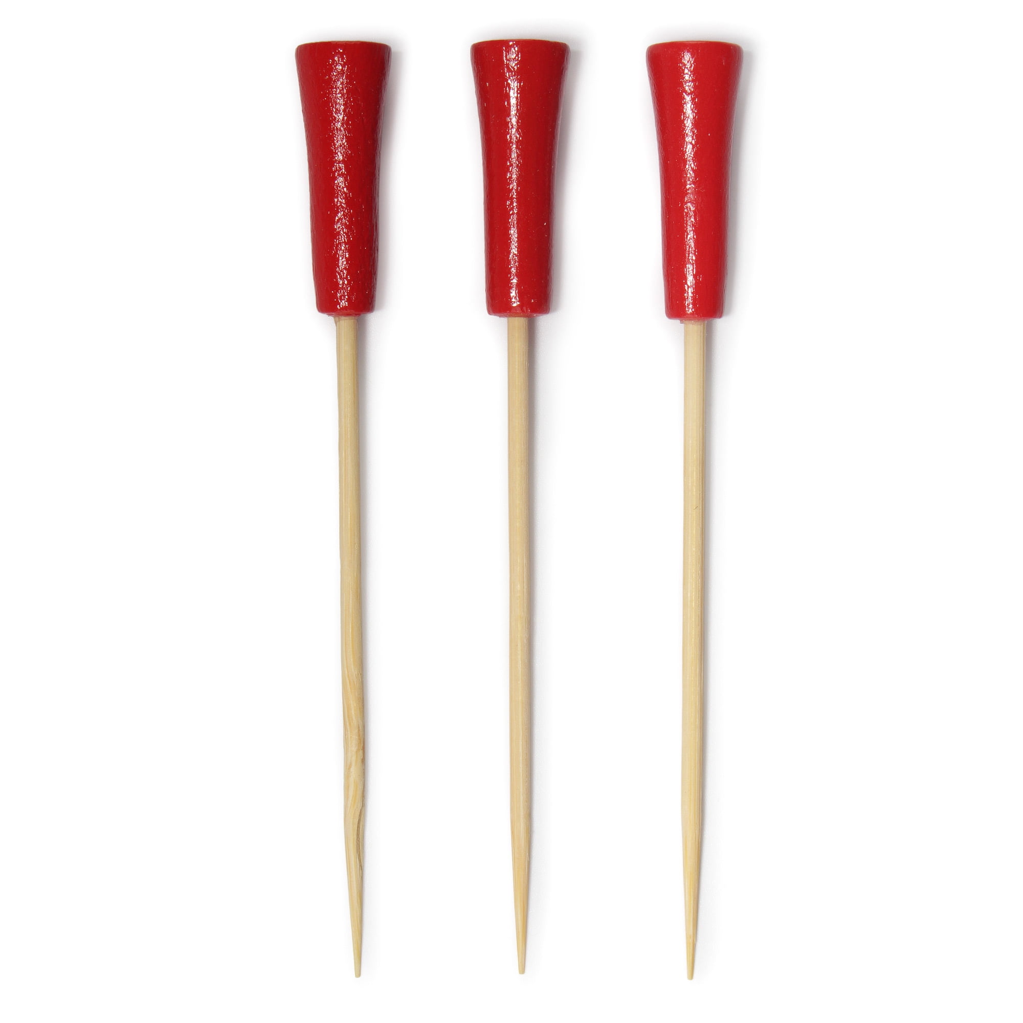 BambooMN Decorative Golf Tee Bamboo Cocktail Sandwich Skewer Picks - 4. ...