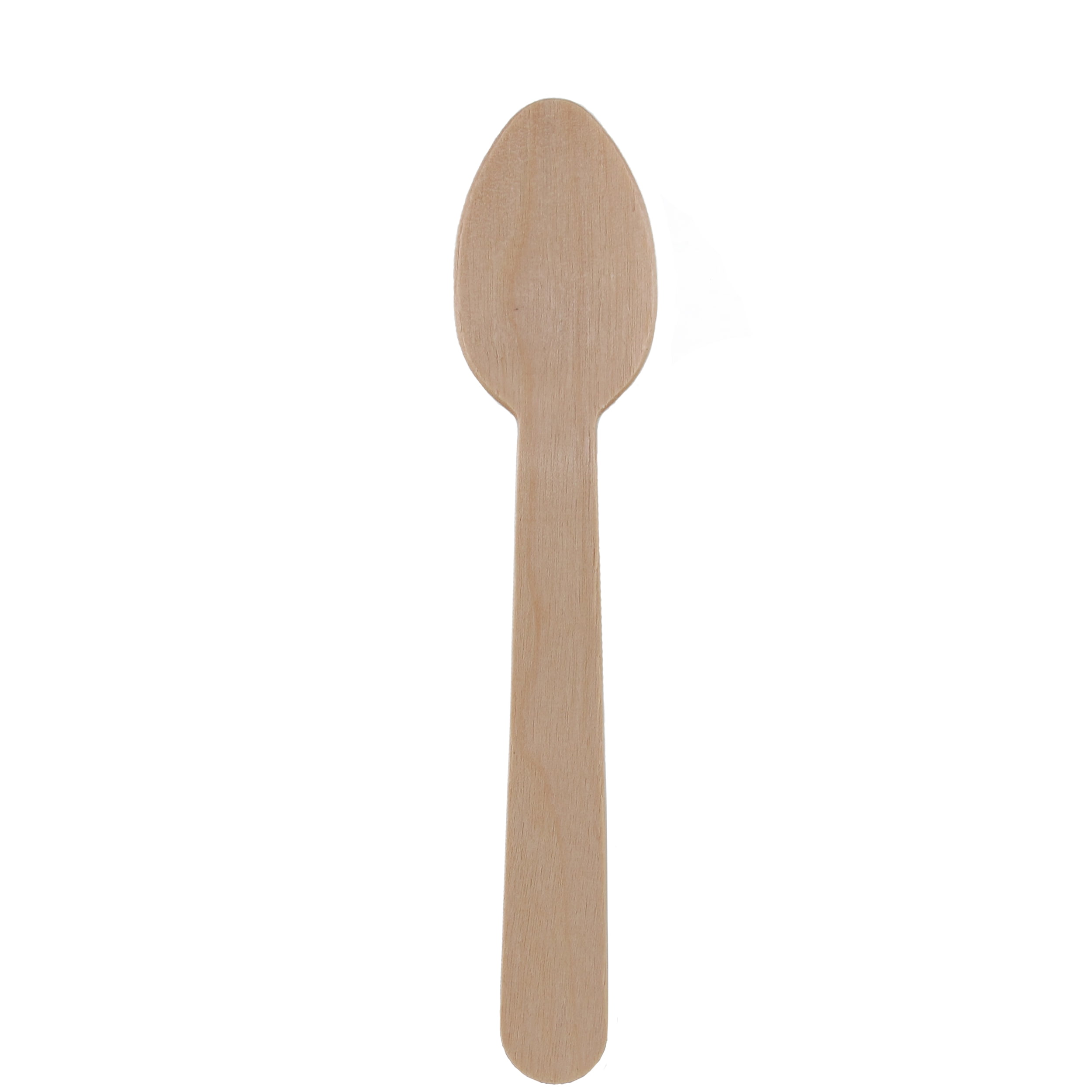 BambooMN 5.5" Small Disposable Wood Spoon, 300 Pieces - Walmart.com