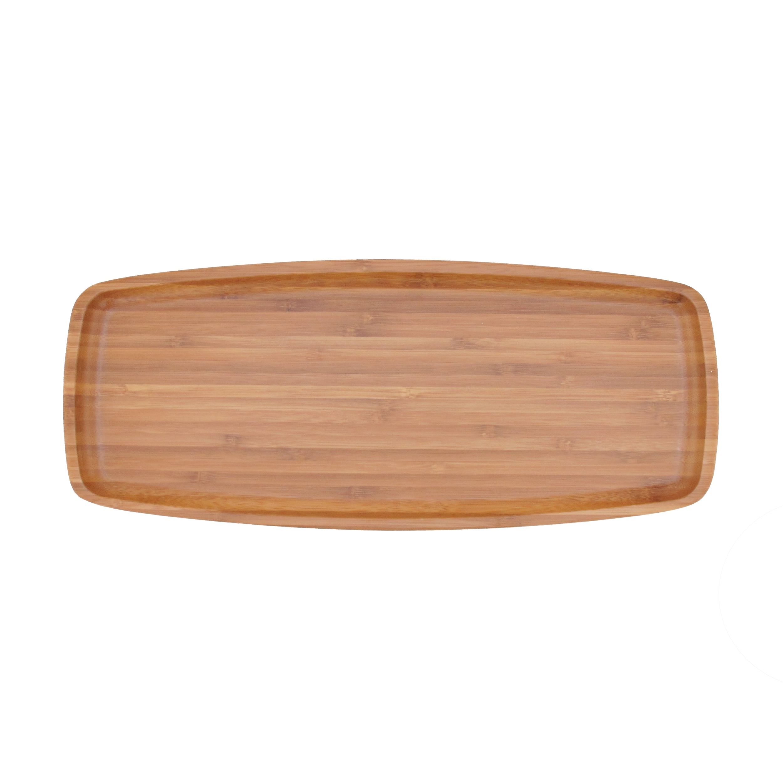BambooMN Bamboo Ecoware Reusable Dinnerware 14" X 6" Rectangle Plates ...