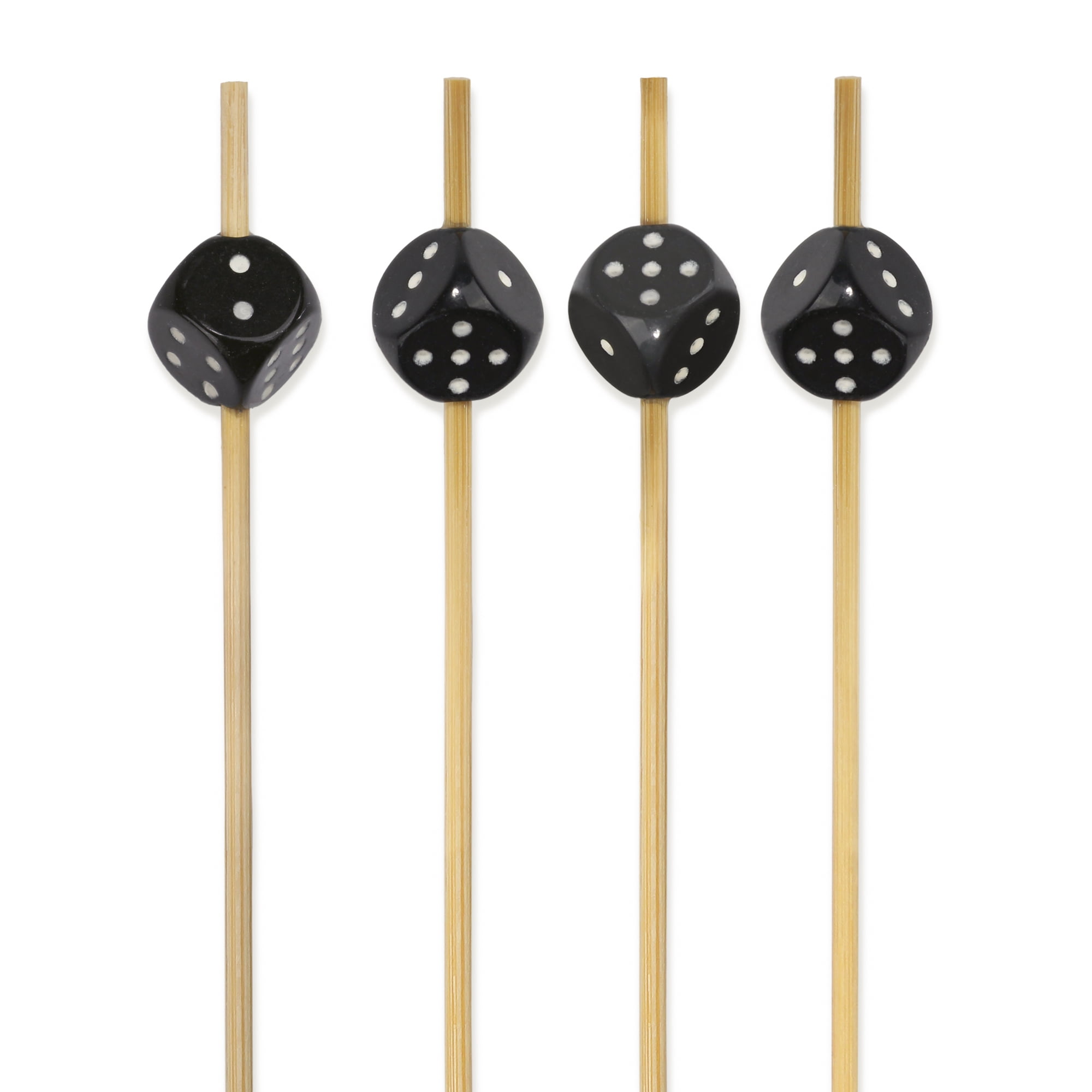 BambooMN Party Dice Toppers for Appetizers Cocktails Burgers Bamboo ...