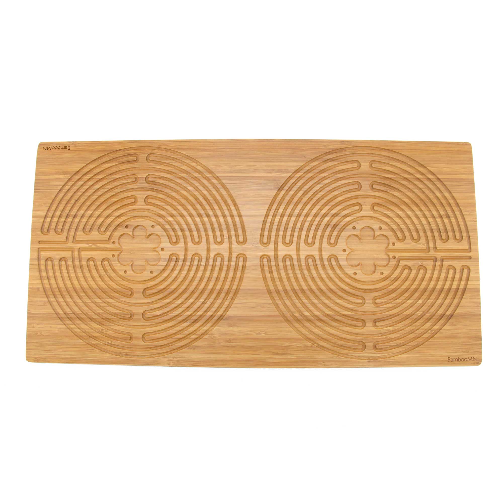 BambooMN Double Finger Labyrinth for meditation and Prayer - Carbonized ...