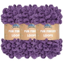 JubileeYarn Fun Finger Loops Yarn - Jumbo Polyester - 100g/Skein ...