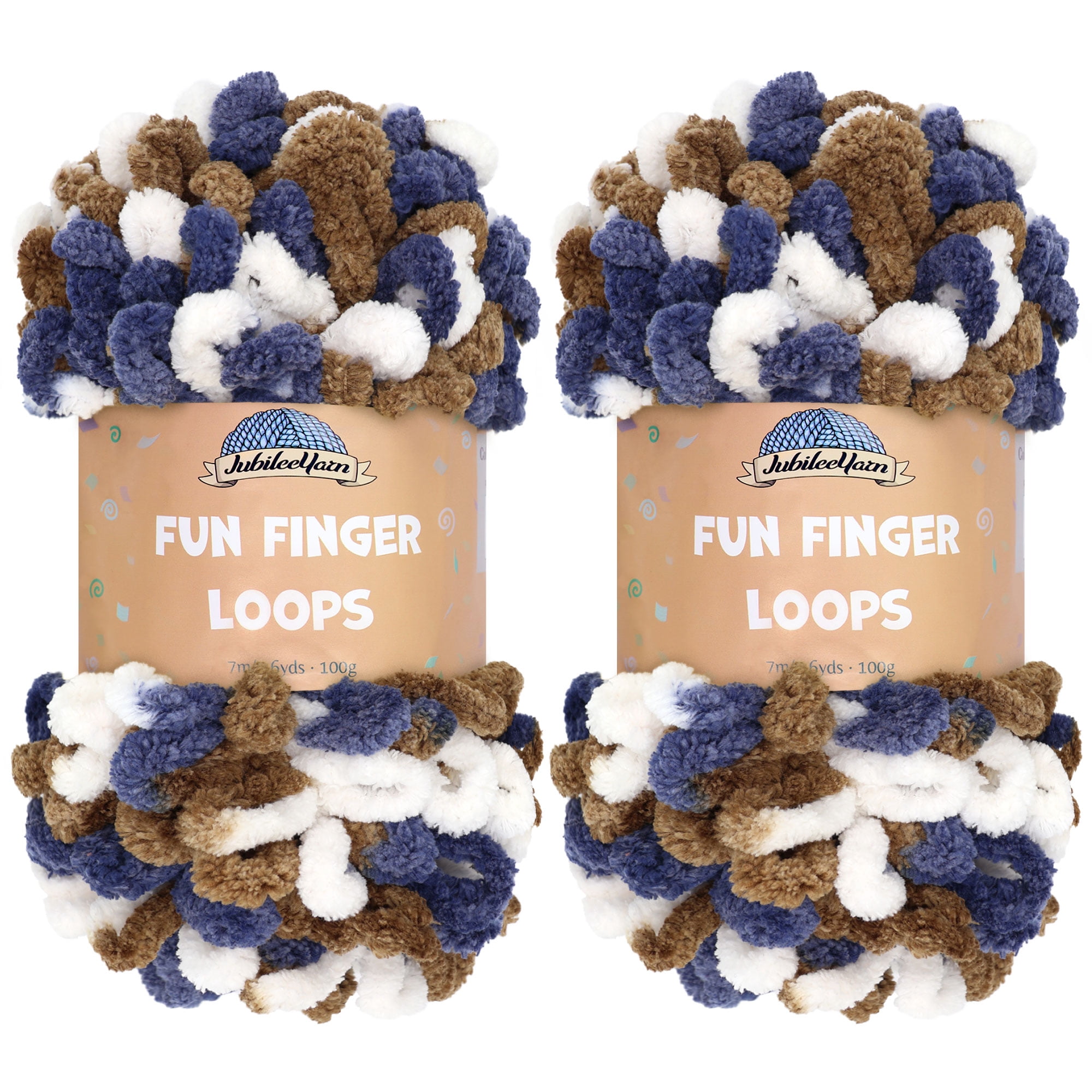 JubileeYarn Finger Knitting Yarn - Fun Finger Loops Yarn - Team Spirit ...