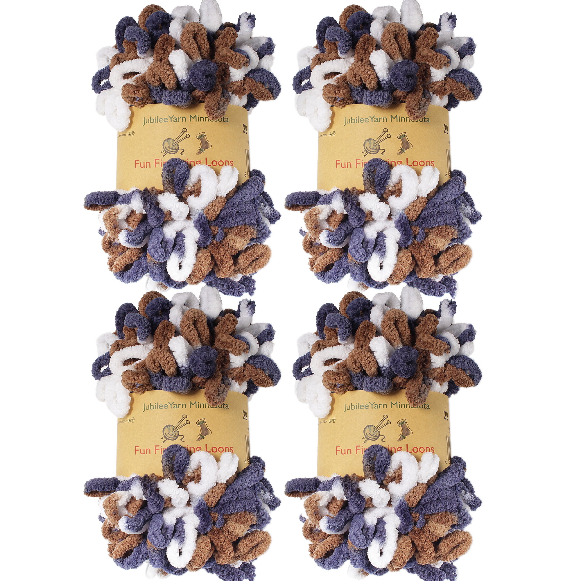 BambooMN Finger Knitting Yarn - Fun Finger Loops Yarn - Team Spirit ...