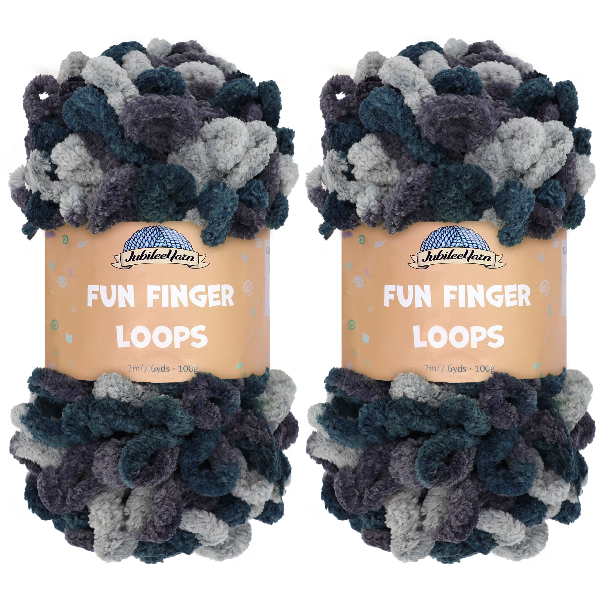 JubileeYarn Finger Knitting Yarn - Fun Finger Loops Yarn - Team Spirit ...
