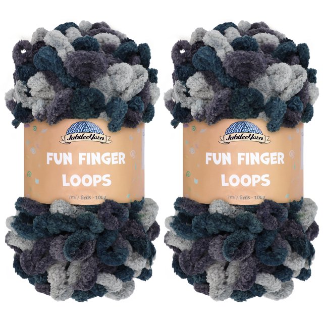 JubileeYarn Finger Knitting Yarn - Fun Finger Loops Yarn - Team Spirit ...