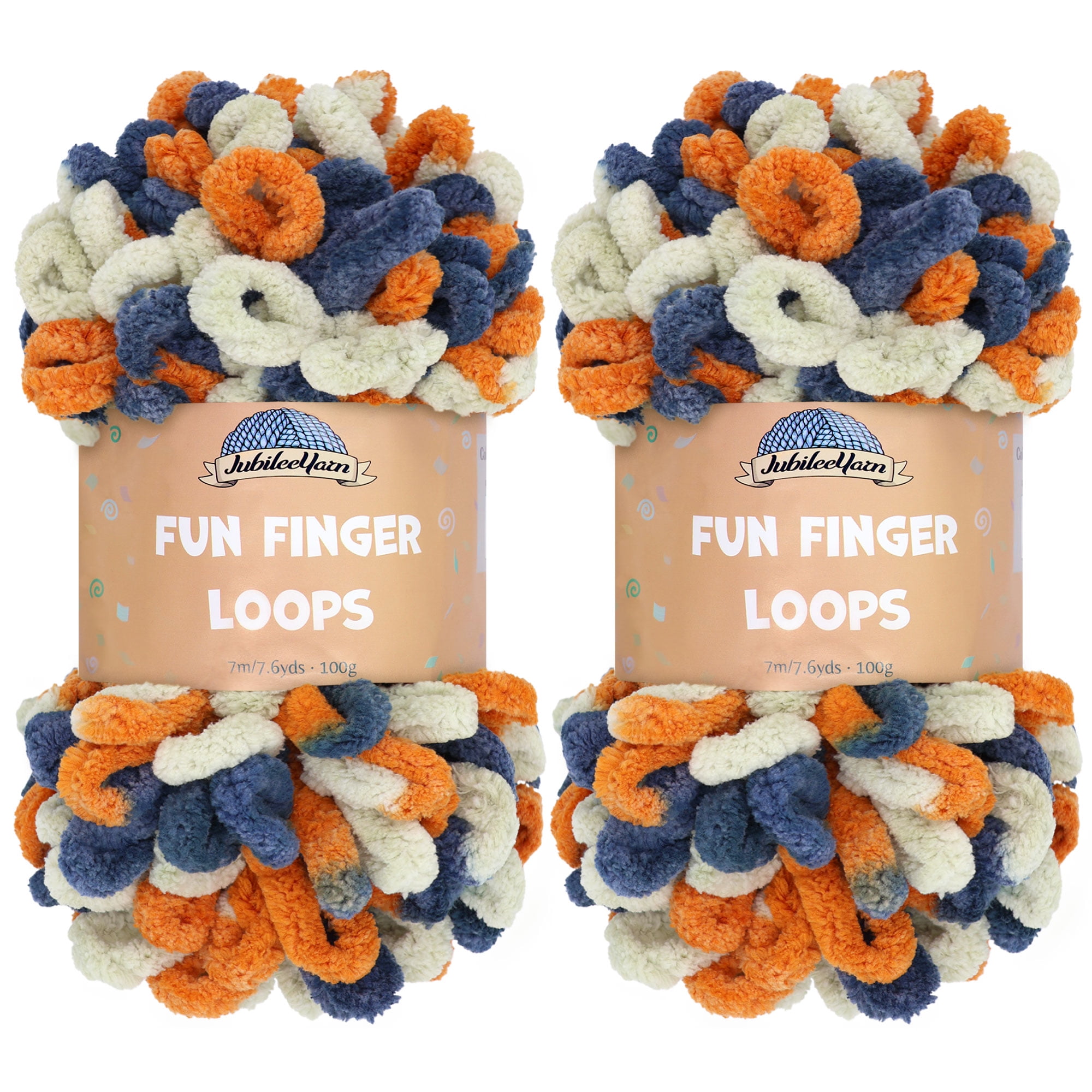 JubileeYarn Finger Knitting Yarn - Fun Finger Loops Yarn - Team Spirit ...