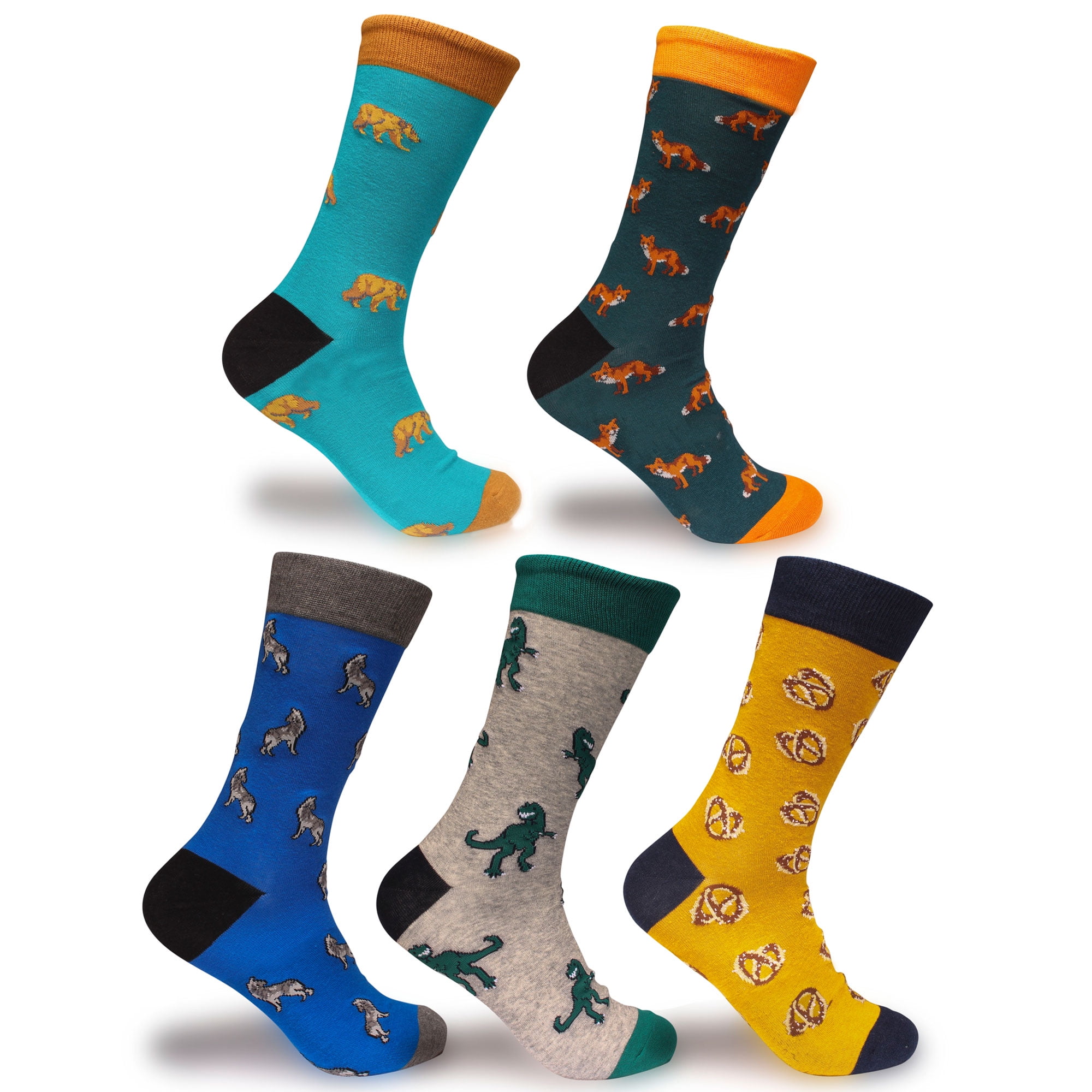 BambooMN Novelty Socks for Women and Teens, Funny, Crazy Socks for a ...