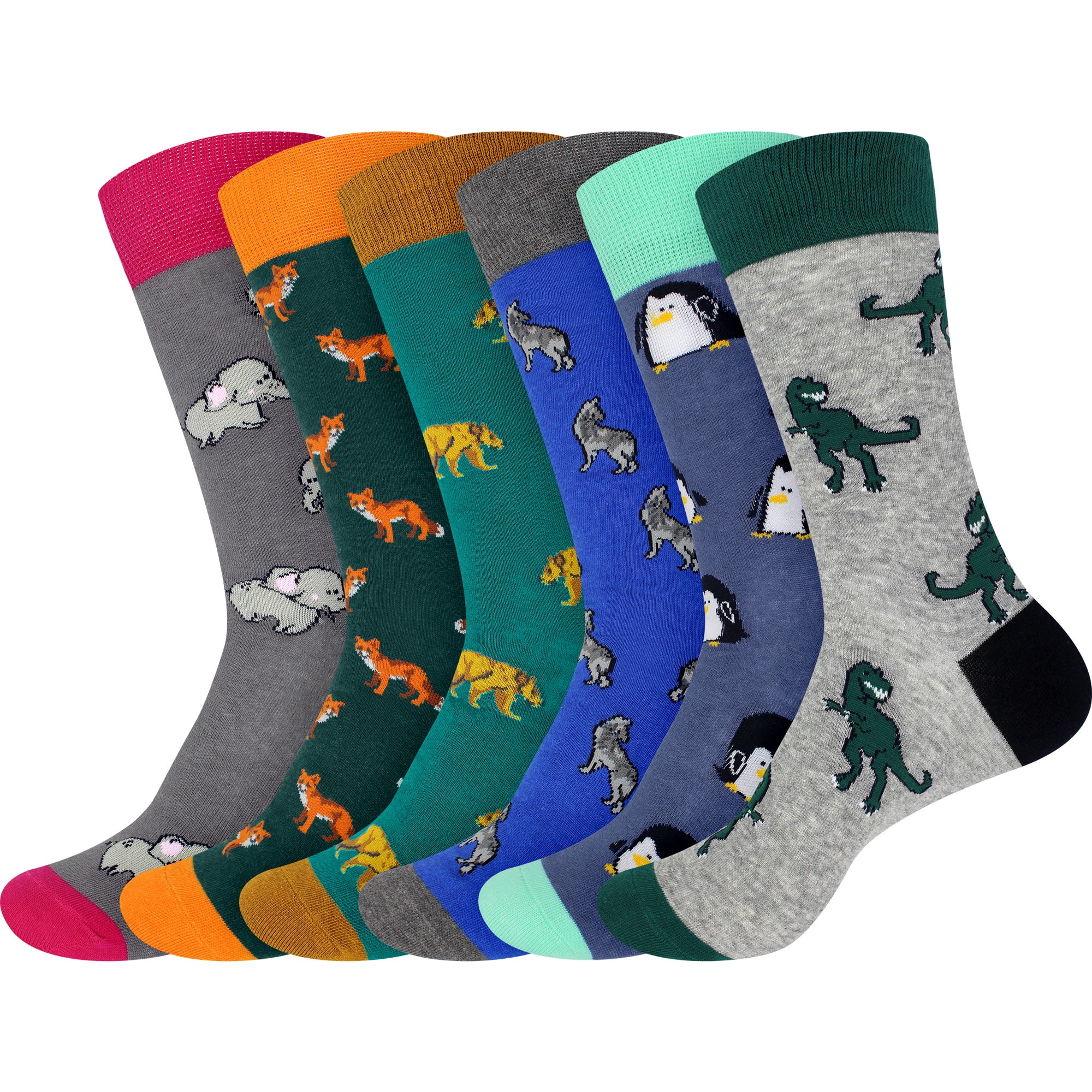 BambooMN Novelty Socks for Women and Teens, Funny, Crazy Socks for a ...
