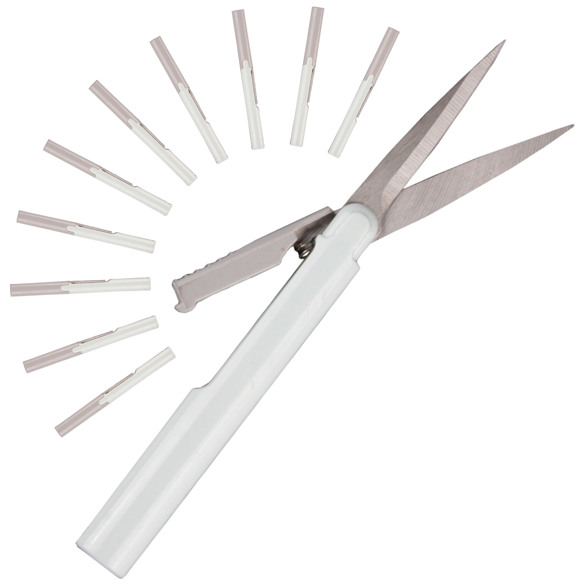 BambooMN Penblade Pen-Style Portable Travel Scissors Bulk Pack - Sage ...