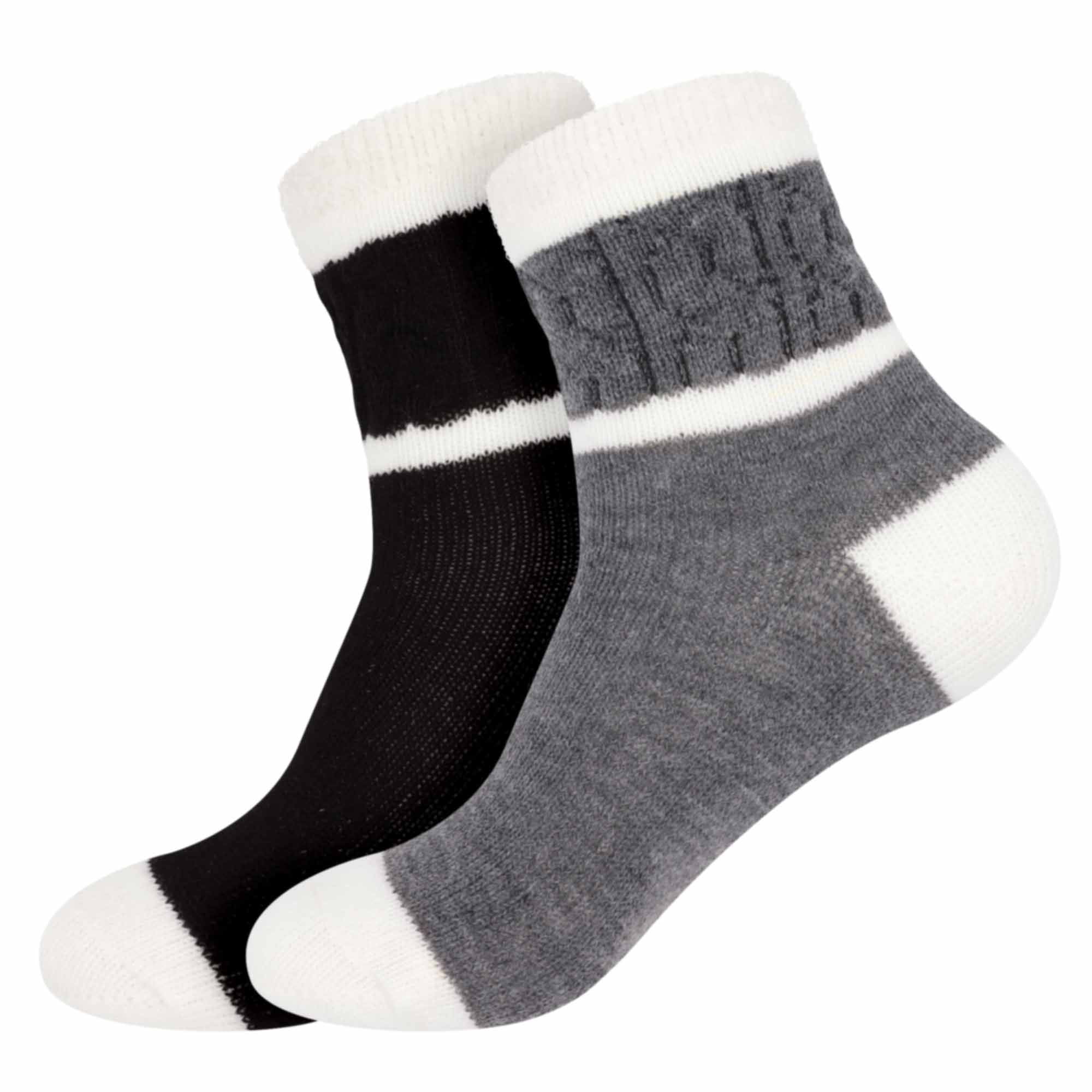 BambooMN Women's Funky Double Layer Cabin Thick Soft Warm Fuzzy Comfy ...