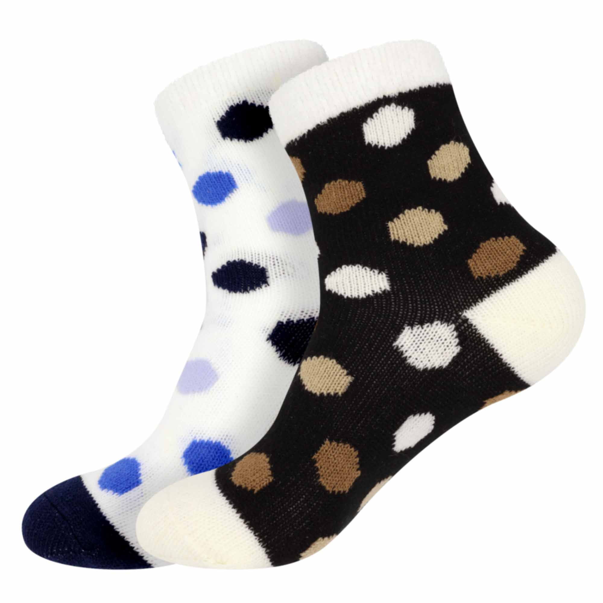 BambooMN Women's Funky Double Layer Cabin Thick Soft Warm Fuzzy Comfy ...
