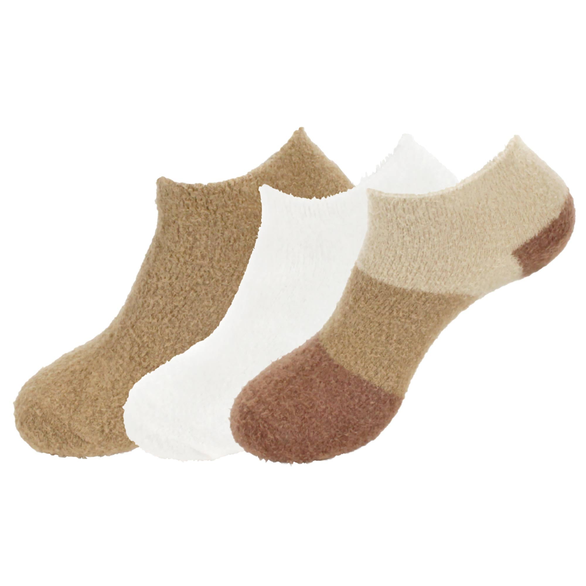 BambooMN Women's Super Aloe Infused Fuzzy Nylon Socks - Walmart.com
