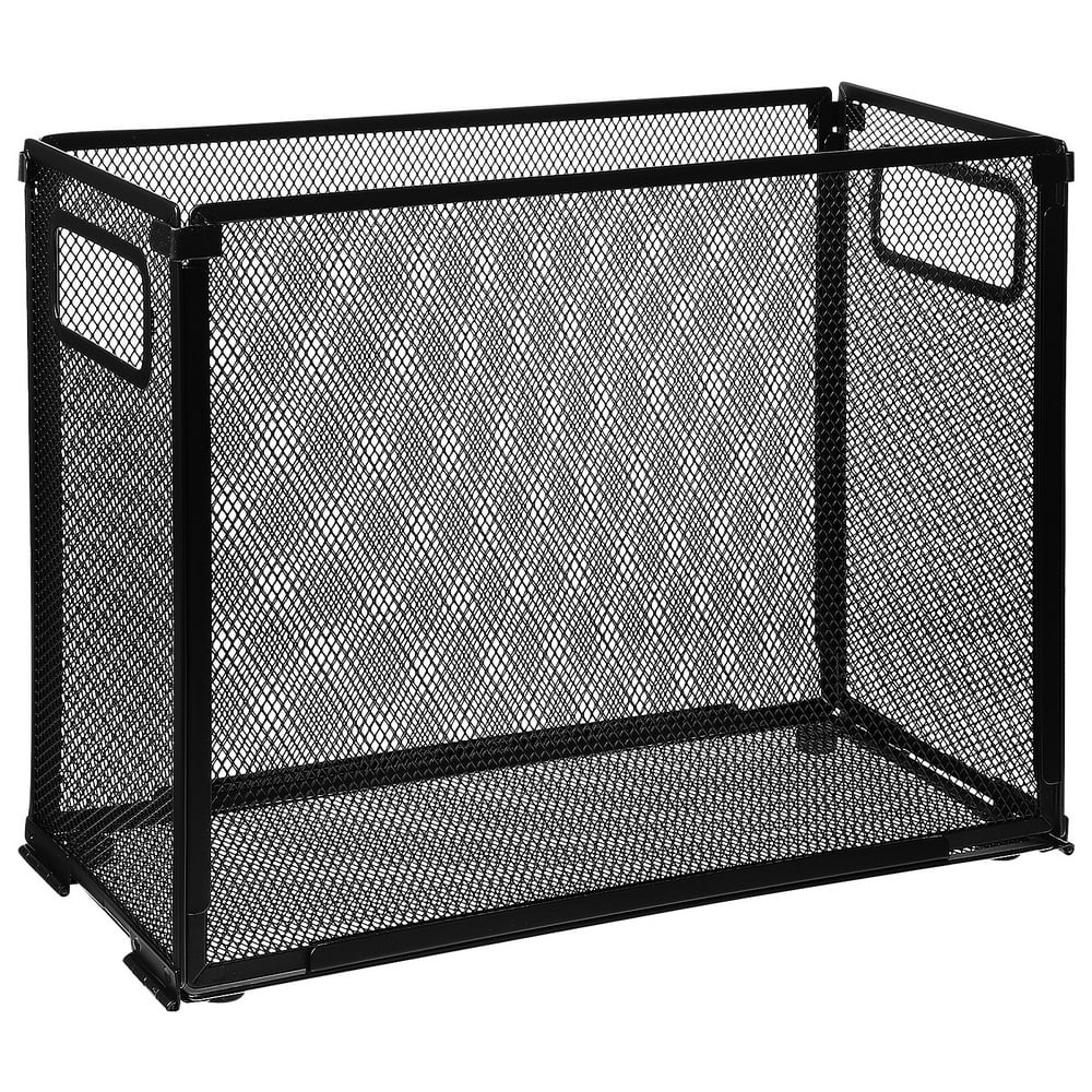 Bamboohart Small Size One Pack Desktop Document Rack File Crate Metal ...