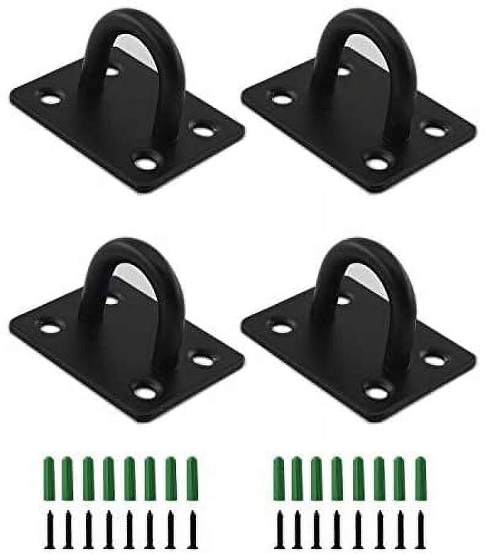 Bamboohart Stainless Steel Ceiling Hooks Pad Eye Plate U Hooks Heavy ...