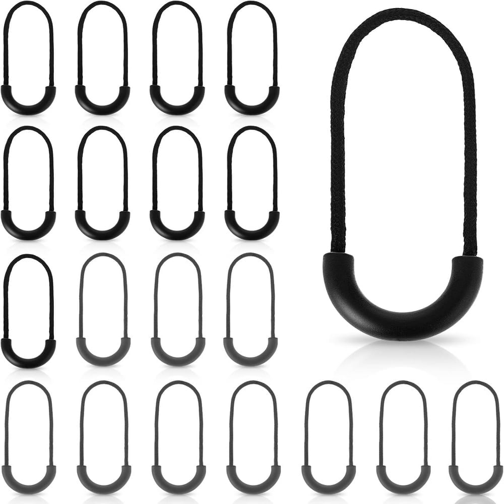 Bamboohart Tyqour 20pcs Nylon Paracord Zipper Pull Tab Zipper Pulls ...