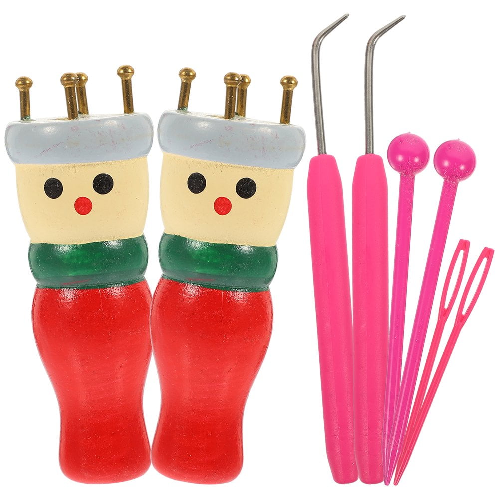 Bamboohart Wooden Doll Spool Knitting Kit for Kids Machine Child ...