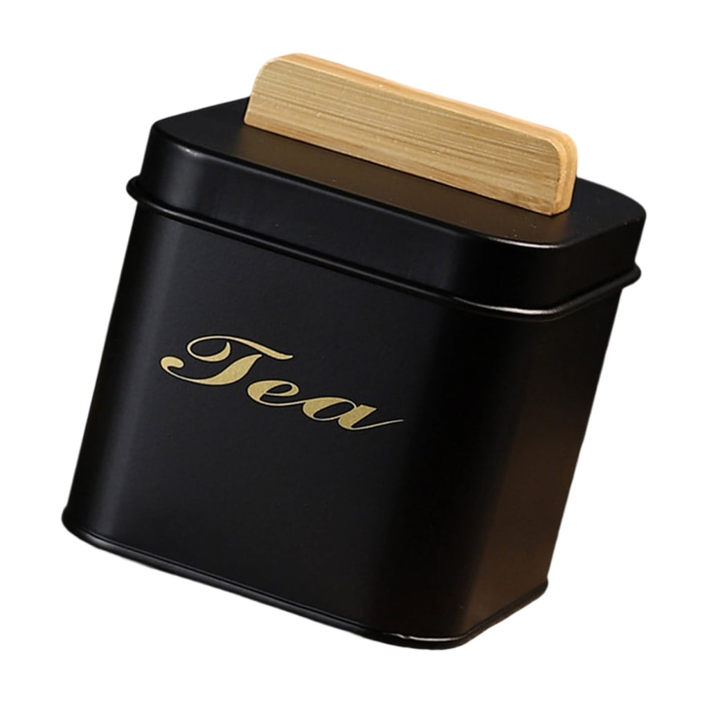 Bamboos Canister For Coffee Bean Loose Teas Candy Kitchen Organization ...