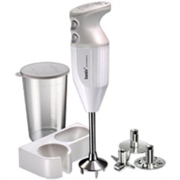 Bamix Mono Immersion Stick Mixer Blender 140W in White (Swiss Made ...
