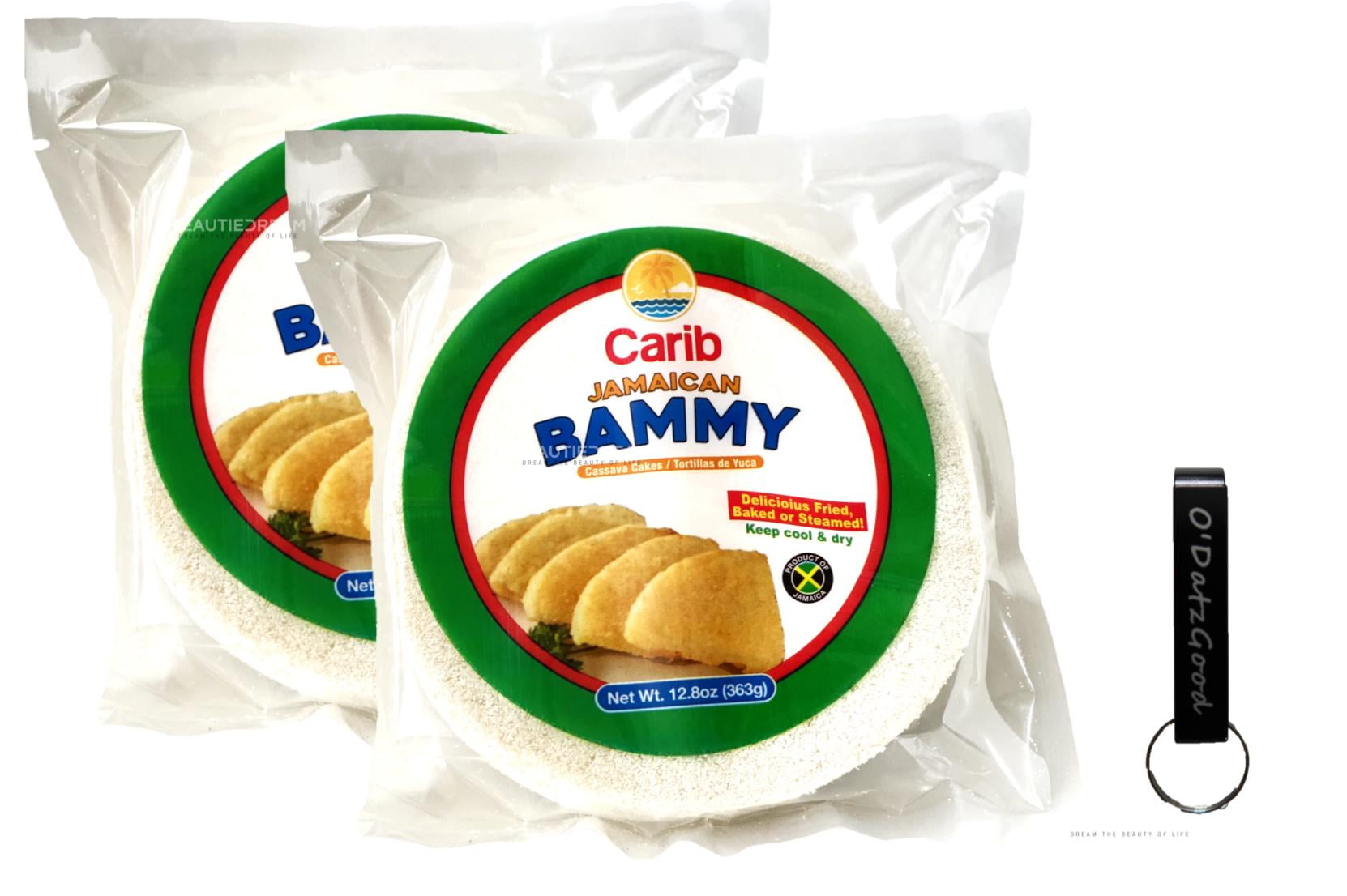 Bammy Jamaican Cassava Cakes by Carib 12.8 oz (363g) Pack of 2 Packaged ...
