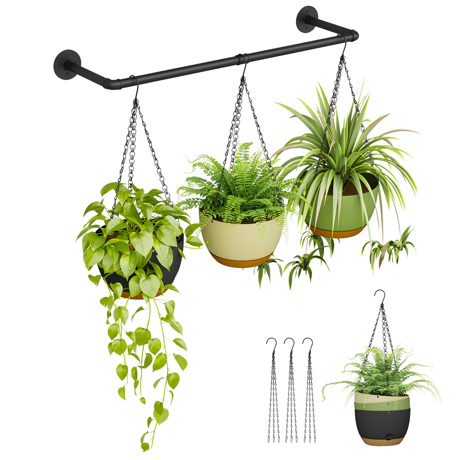 Border Concepts Liberty Hanging Basket with Liner - Walmart.com