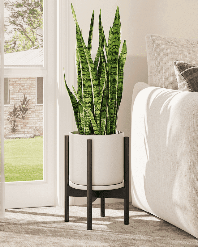 Bamworld Adjustable Plant Stand Indoor, Bamboo Plant Stand Fits 8 9 10 ...