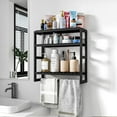 Bamworld Bamboo Bathroom Organizer: 3-Tier Adjustable Shelves with ...