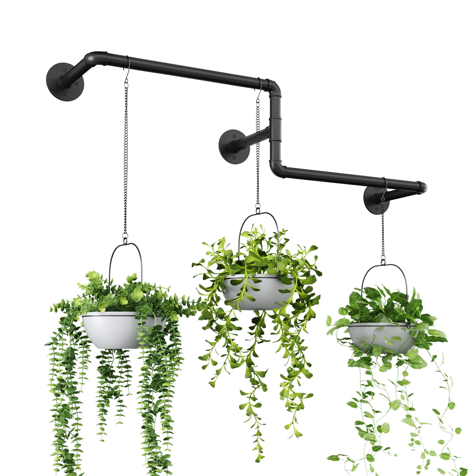 Bamworld Hanging Planters for Indoor Plants S-shaped Hanging Plant ...