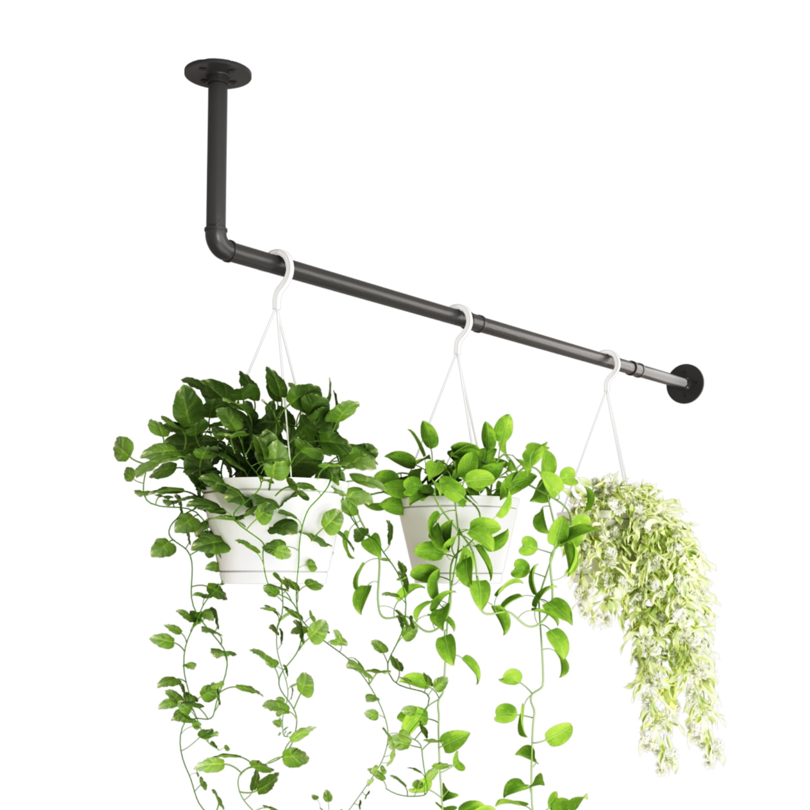 Bamworld L-Shaped Hanging Planters for Indoor Plants Plant Hanger for ...