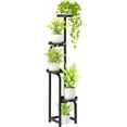 Bamworld Tall Plant Stand Indoor Outdoor, Corner Metal Flower Pot ...