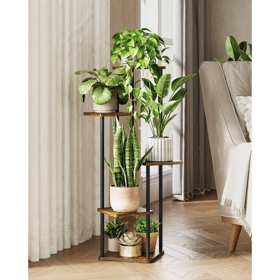 7 Tier Plant Stand Indoor Tall Plant Shelf Corner Plant Pots Holder ...