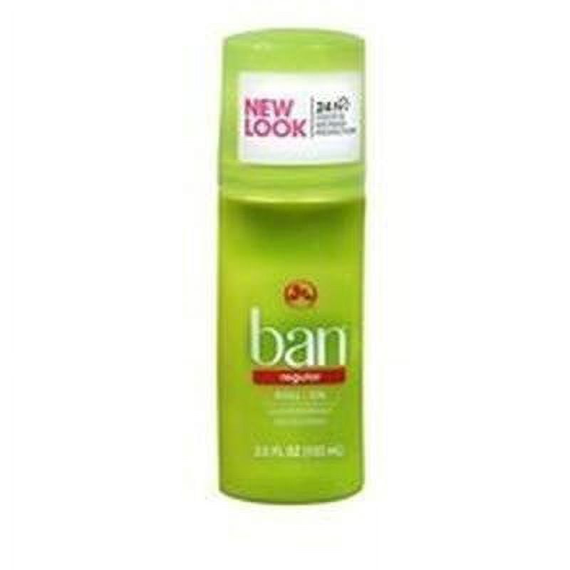 Ban Deodorant 3.5 Ounce Roll-On Anti-Perspirant Regular (103ml ...