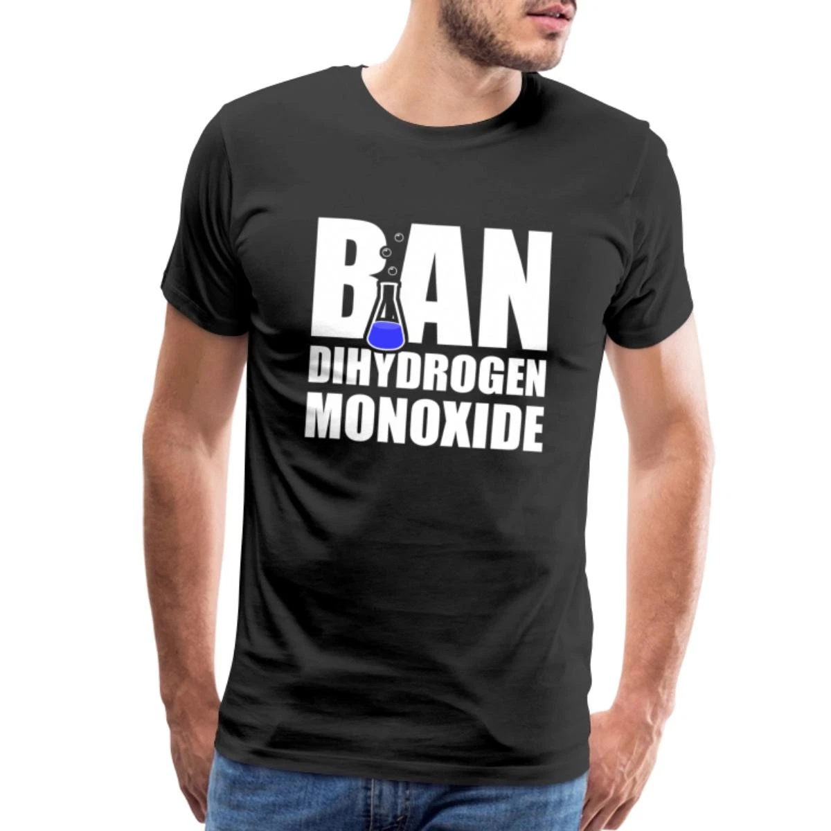 Ban Dihydrogen Monoxide Science Funny Saying Chemistry Humor Unisex T ...