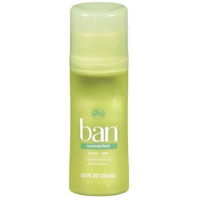 Ban Roll-On Deodorant, Unscented - 3.5 oz - Walmart.com