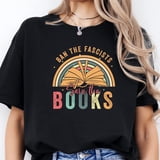 Ban The Fascists Save The Books Shirt Librarian Shirt Reading Teacher ...