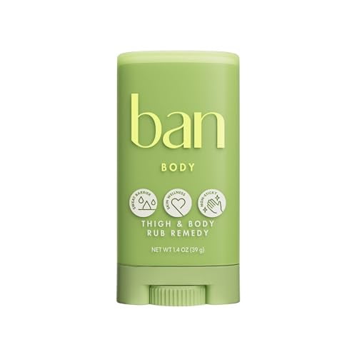 Ban Thigh & Body Anti-Friction Balm, Prevents Chafing & Skin Irritation ...