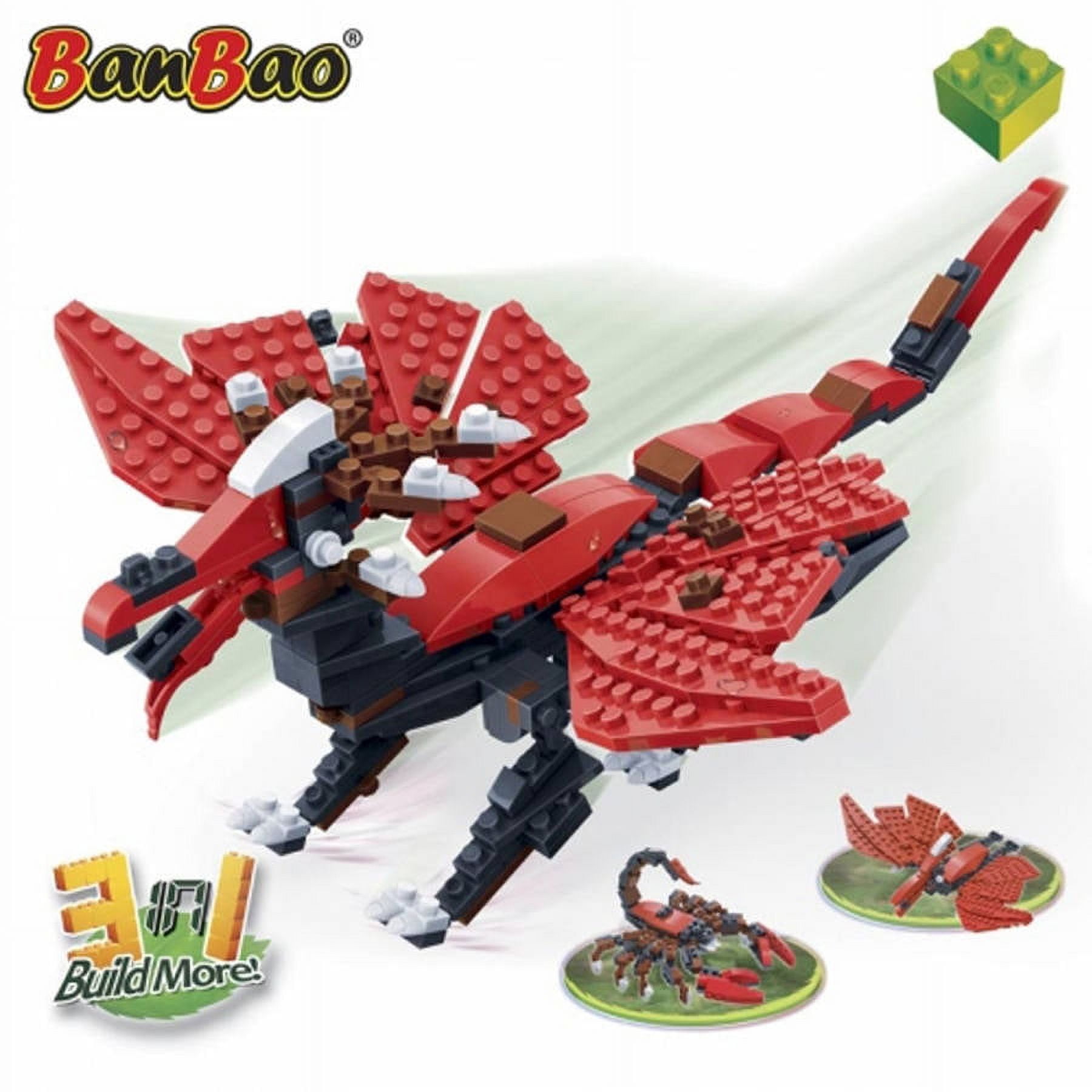 BanBao Creatables 3-in-1 Raptor Building Block Playset - Walmart.com