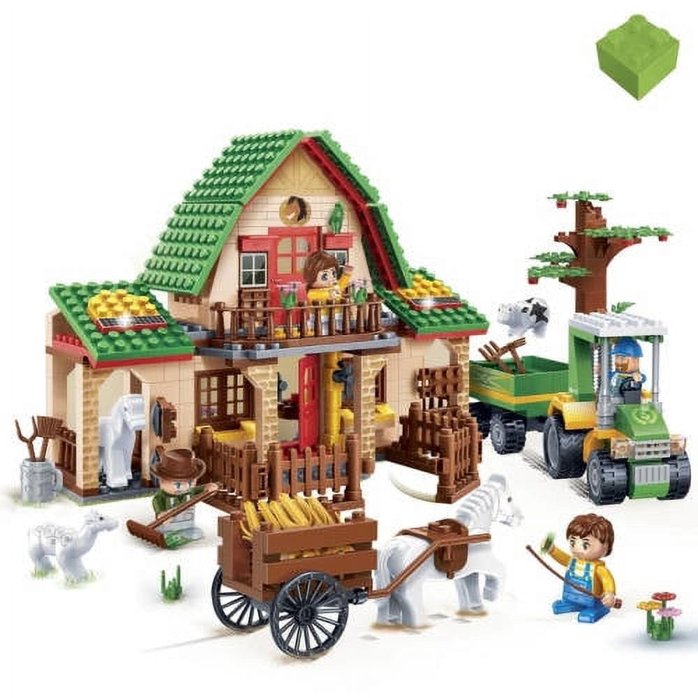 Free Shipping! BanBao Farm City 541-Piece Building Set Compatible with ...