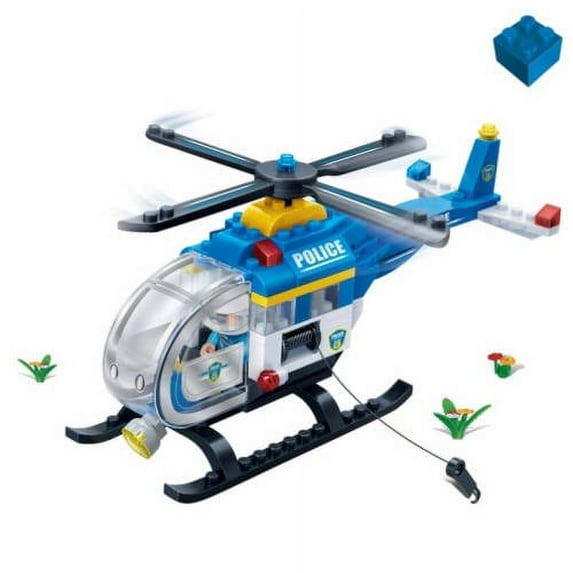 BanBao Police Chopper 122-Piece Building Set - Walmart.com