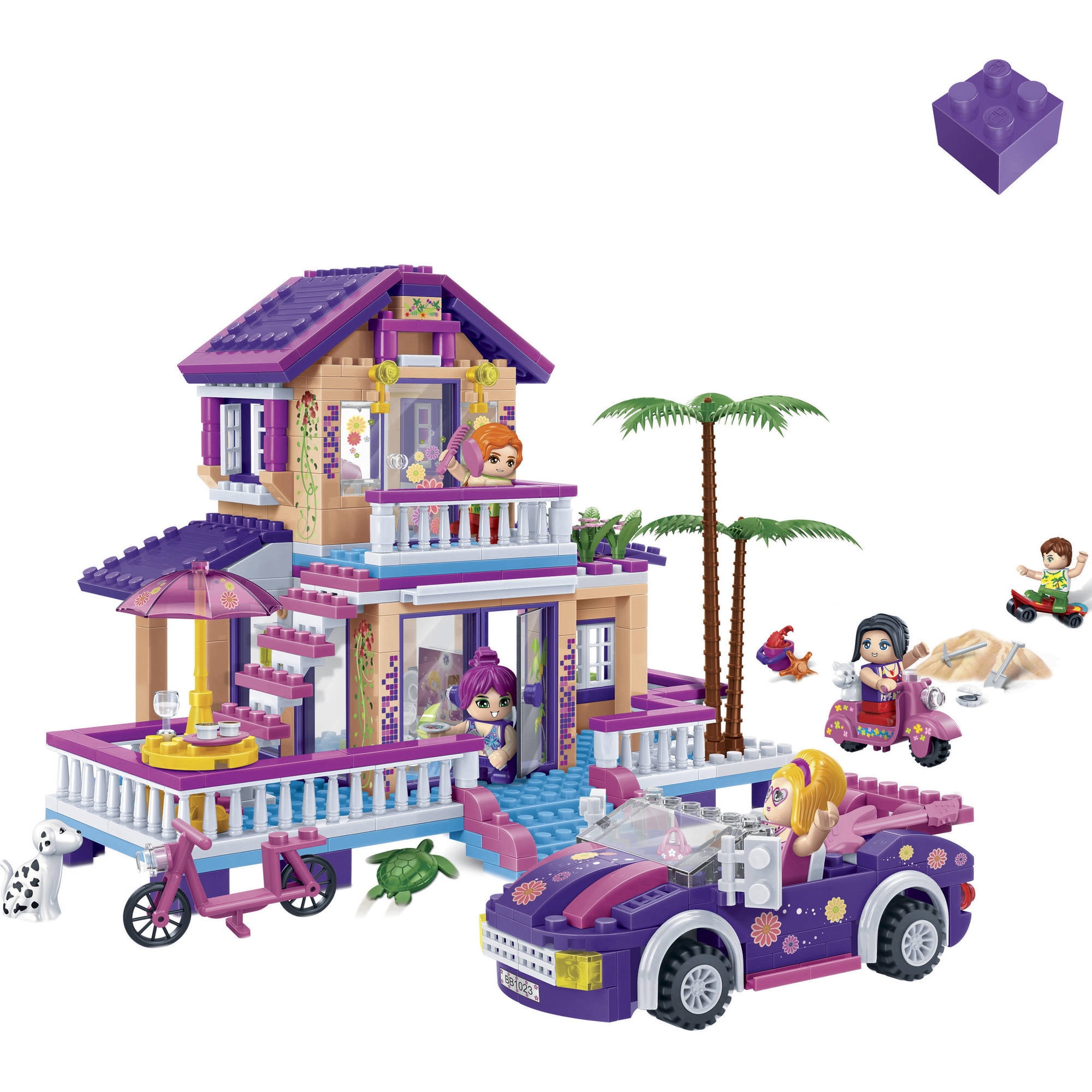 BanBao Beach House 565-Piece Building Set for Kids - Walmart.com