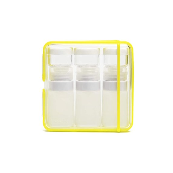 Banale Unisex Transparent And Squeezable Toiletry Containers Travel Kit ...