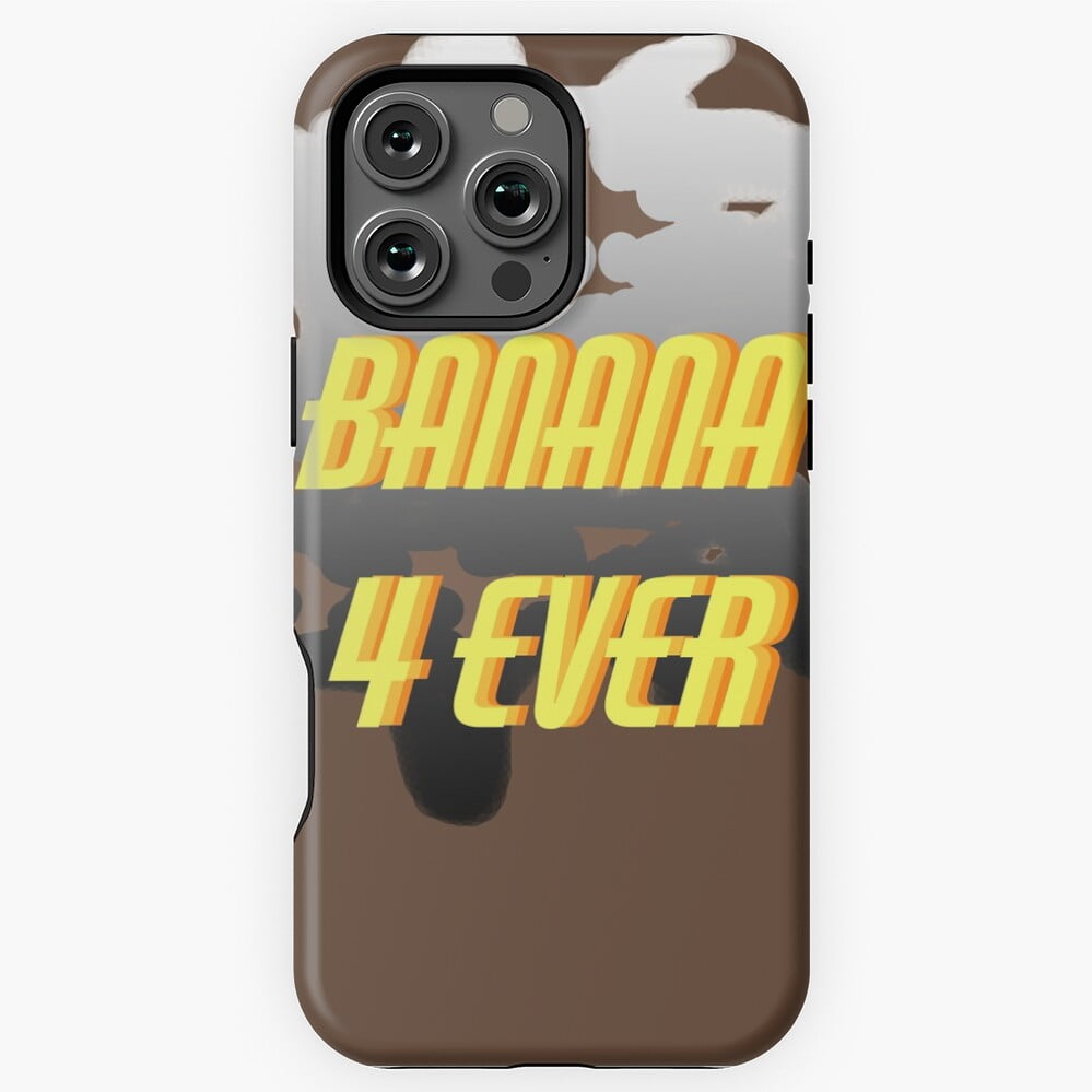 Banana 4 Ever Funny Fruit Lover Gift Phone Case for iPhone 16 15 14 13 ...